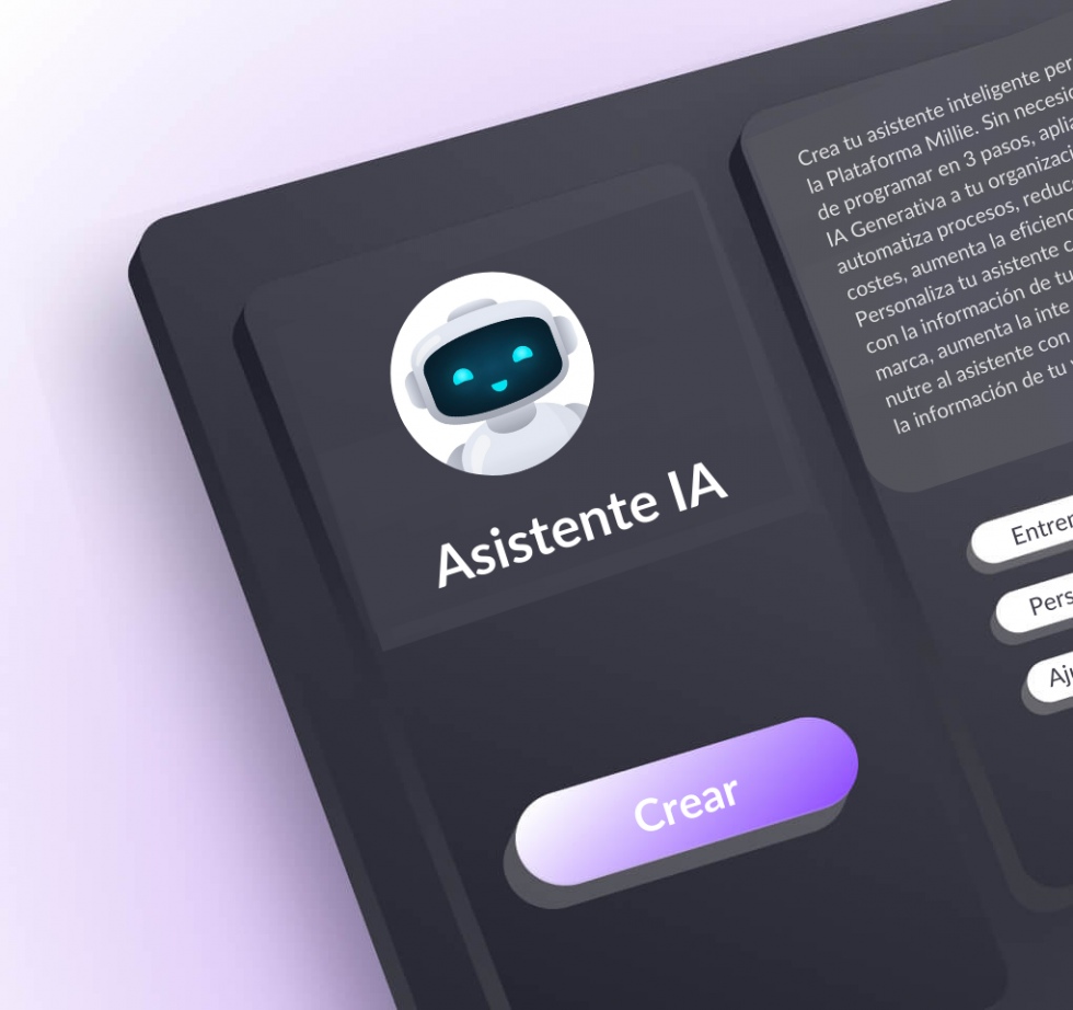 Crear asistentes de IA - 1MillionBot